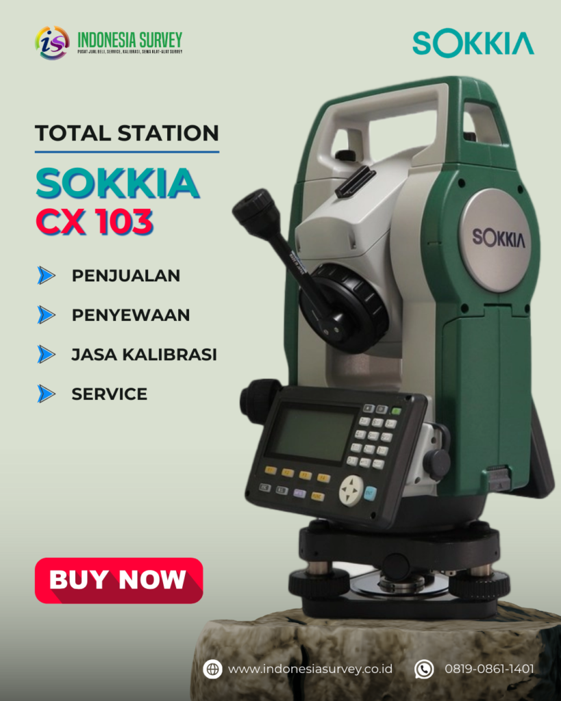 Jual Total Station Sokkia CX 103 - indonesiasurvey.co.id