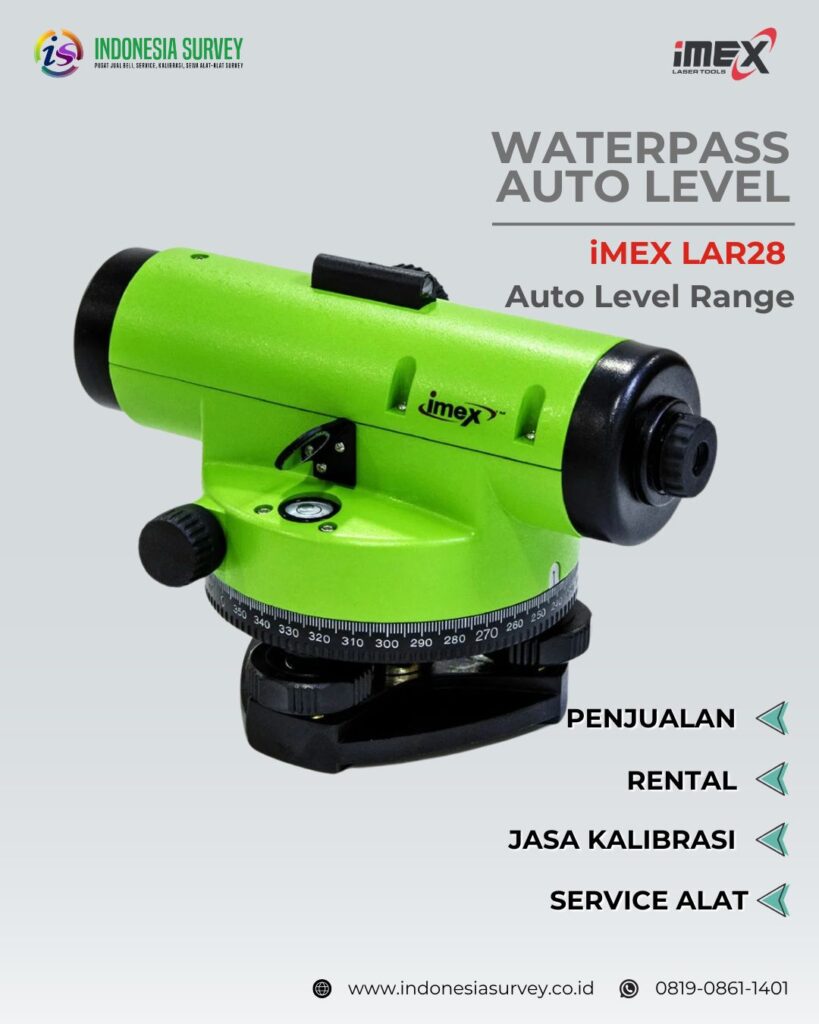 Jual Waterpass iMEX LAR28 Auto Level Range - indonesiasurvey.co.id